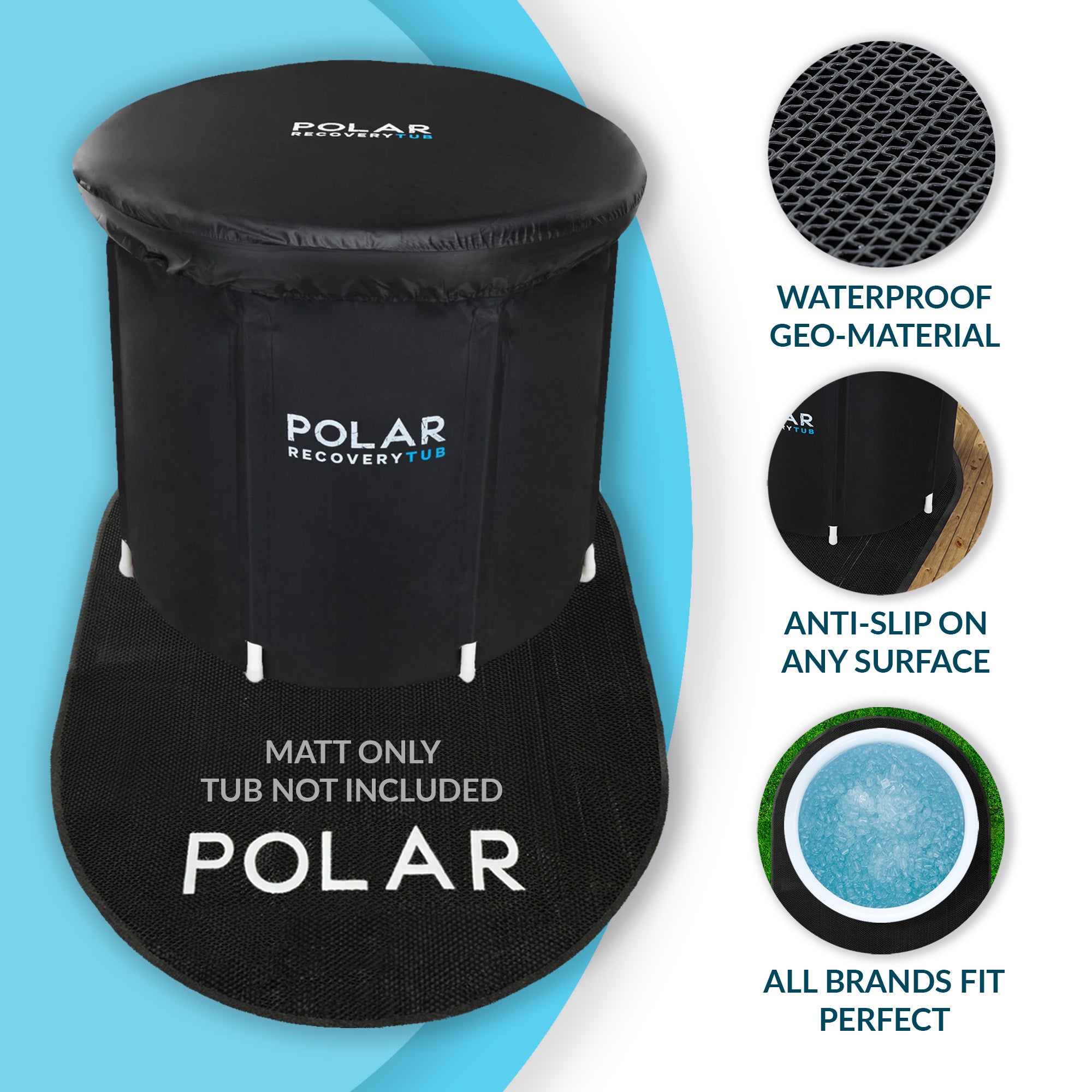 Ice Bath Floor Mat - Polar Recovery – Polar-Recovery